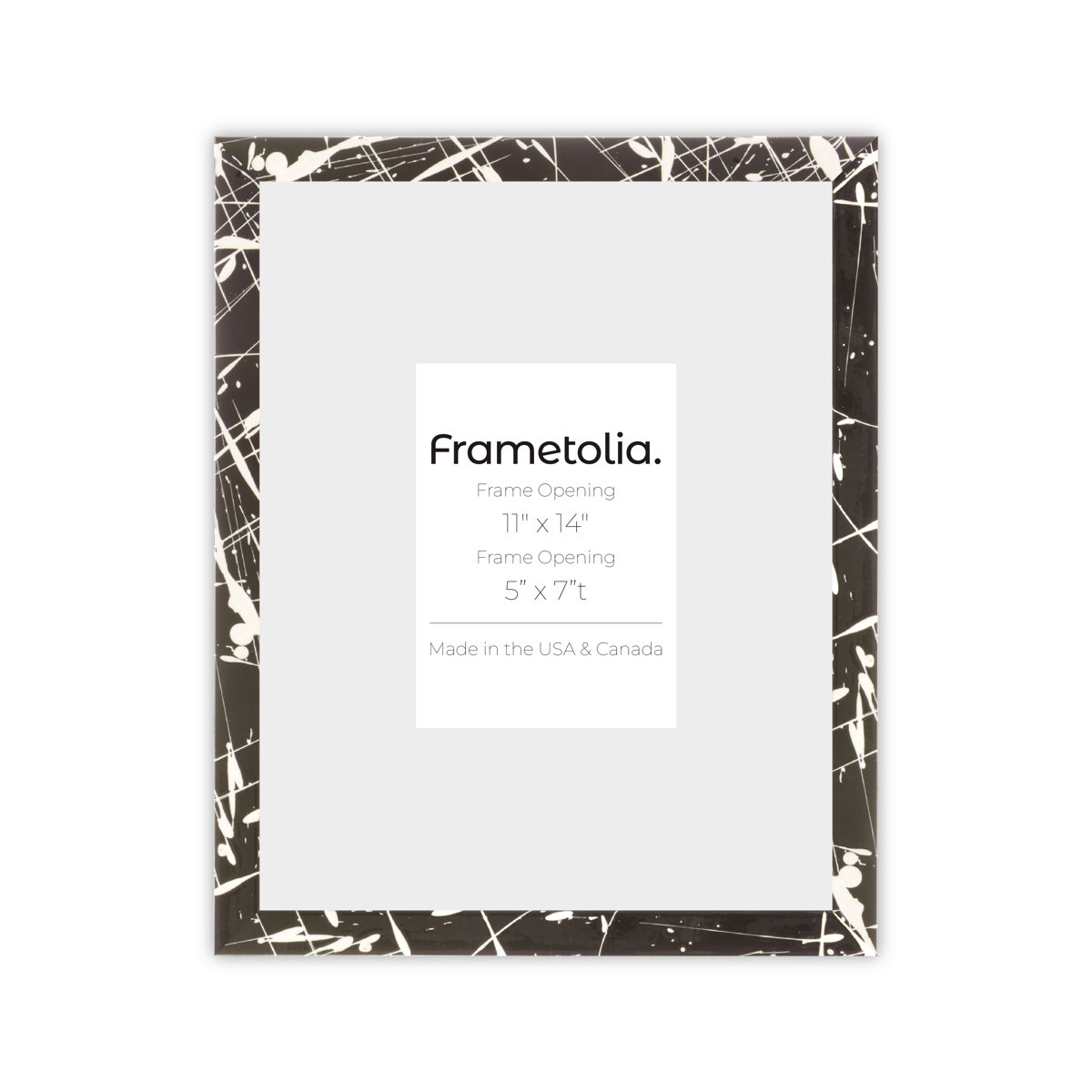 Frametolia Rebel Rose Splash Narrow Wall Frame - Narrow Mat | Wayfair